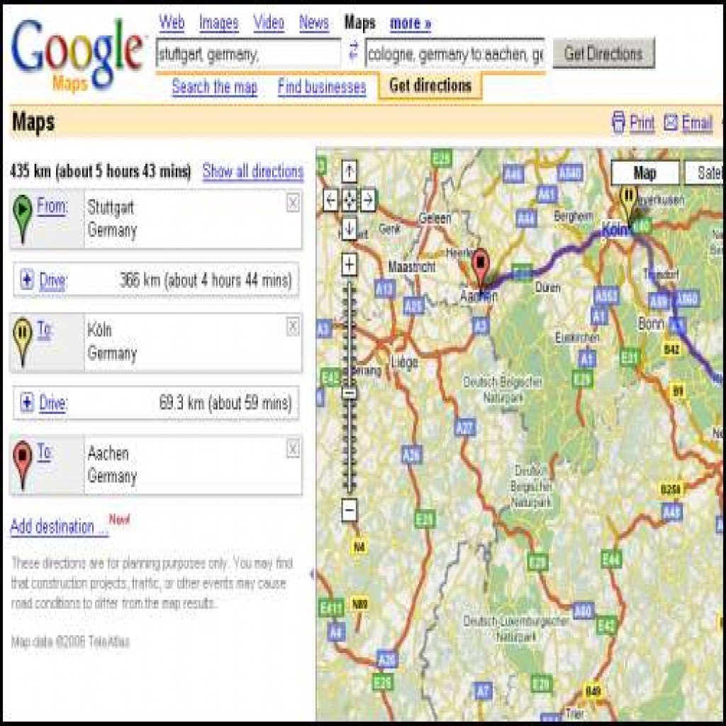 Driving Directions Maps Driving Directions Maps
